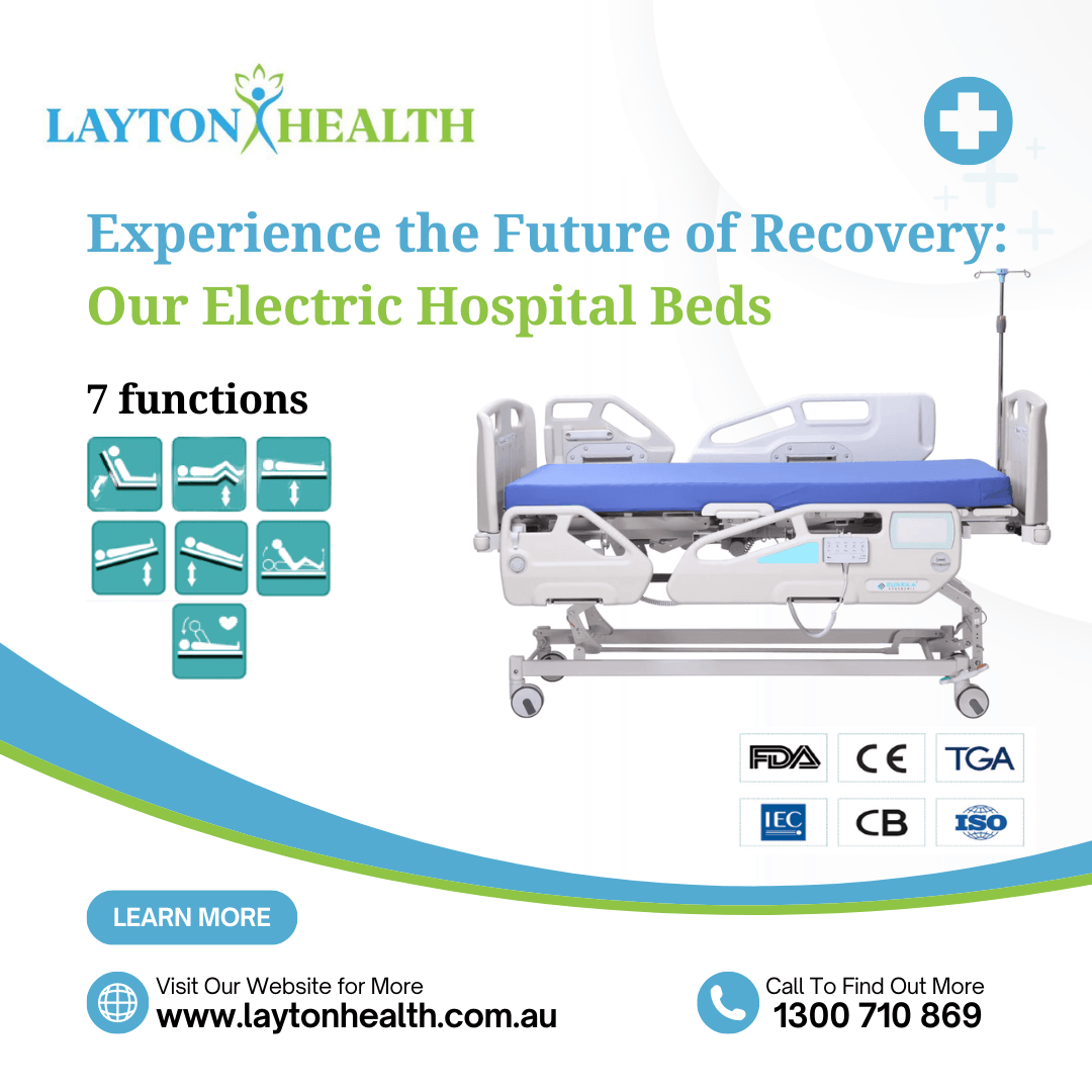 Revolutionise Patient Care with the 7-Function Electric Hospital Bed